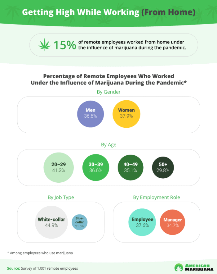 Getting High at Work From Home - American Marijuana